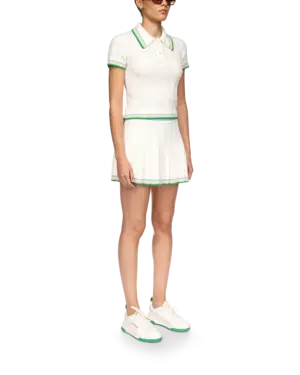 Casablanca Rib Boucle Polo Shirt