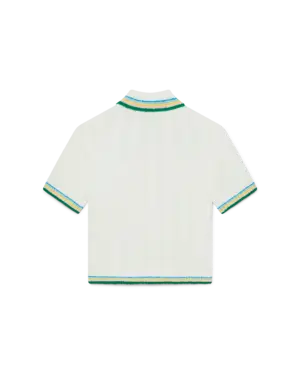 Casablanca Rib Boucle Polo Shirt