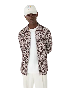 Casablanca Monogram Cotton Knit Shirt