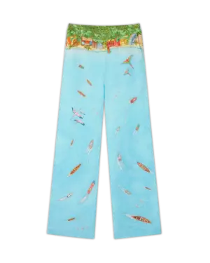 Casablanca Maison Sur Piloti Straight Leg Trousers - Multicolor