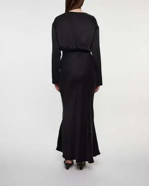 WAKAKUU Gouda Maxi Dress - Black