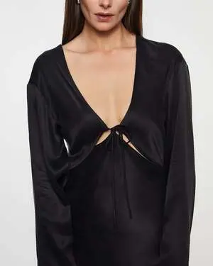 WAKAKUU Gouda Maxi Dress - Black