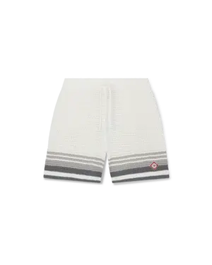 Casablanca Tennis Crochet Shorts - Multicolor