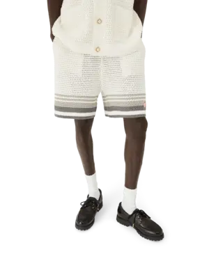 Casablanca Tennis Crochet Shorts - Multicolor
