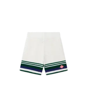 Casablanca Tennis Crochet Shorts