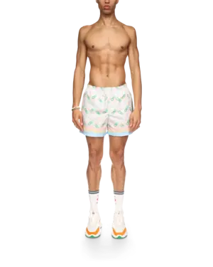 Casablanca Ping Pong Printed Swim Trunks