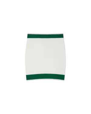 Casablanca Monogram Mini Skirt - Green