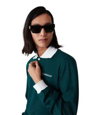 Casablanca Long Sleeve Polo Shirt