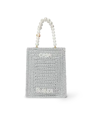 Casablanca Pearl Mini Crochet Bag - Multicolor