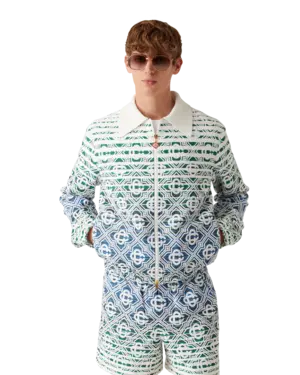 Casablanca Monogram Gradient Towelling Jacket
