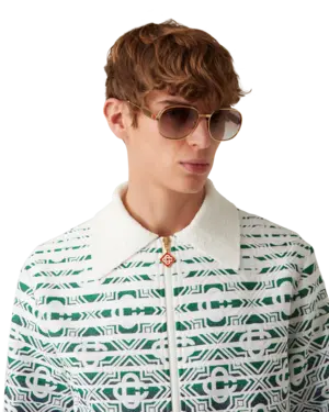 Casablanca Monogram Gradient Towelling Jacket