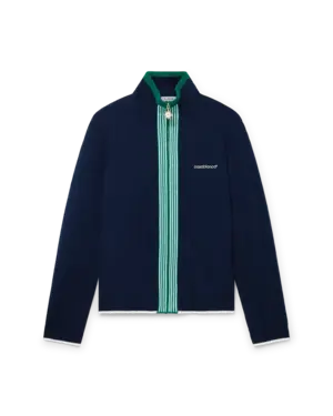 Casablanca Knit Tennis Track Jacket