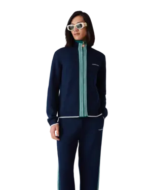 Casablanca Knit Tennis Track Jacket