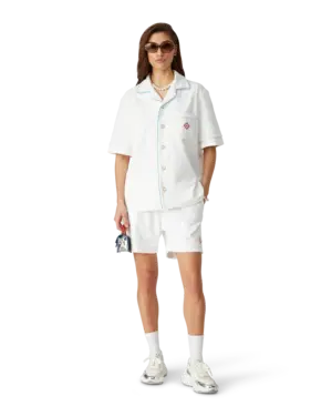 Casablanca Monogram Short Sleeve Towelling Shirt - Multicolor