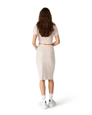 Casablanca Crystal Monogram Knit Skirt - Multicolor