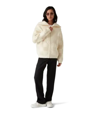 Casablanca Merino Fleece Checked Jacket
