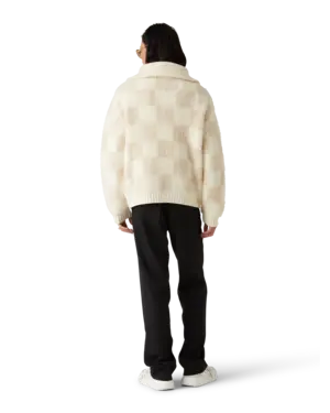 Casablanca Merino Fleece Checked Jacket