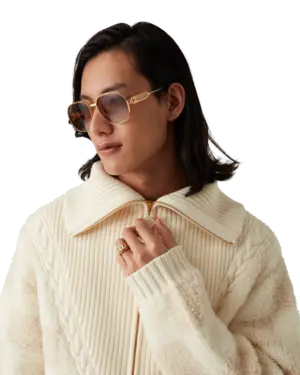 Casablanca Merino Fleece Checked Jacket