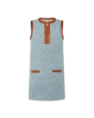 Casablanca Monogram Denim Mini Dress
