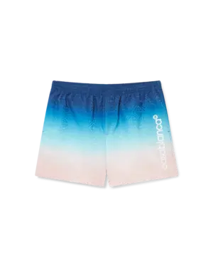 Casablanca Jacquard Gradient Swim Shorts - Blue