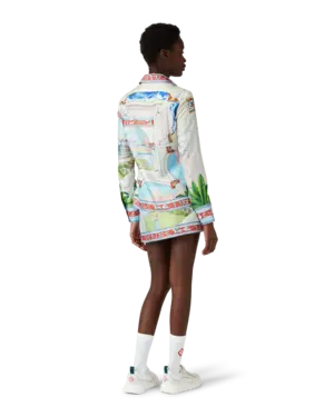 Casablanca Le Passage Silk Mini Skirt