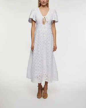 MandiBreeze A-line Broderie Anglaise Dress