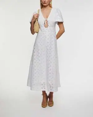 MandiBreeze A-line Broderie Anglaise Dress