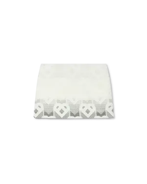 Casablanca Gradient Heart Monogram Towelling Mini Skirt