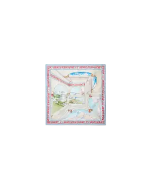 Casablanca Le Passage Small Silk Scarf By - Multicolor