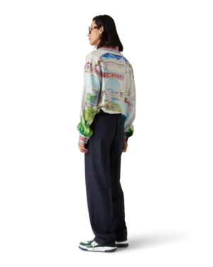 Casablanca Wool Tailored Pleated Trousers - Multicolor