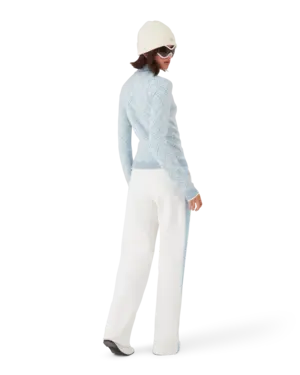Casablanca Ski Monogram High Neck Top - Blue