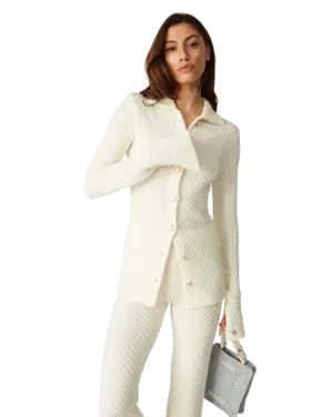 Casablanca Textured Knitted Shirt