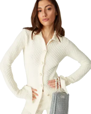 Casablanca Textured Knitted Shirt