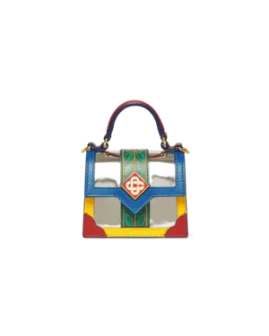 Casablanca Chrome Laurel Micro Jeanne Bag - Multicolor