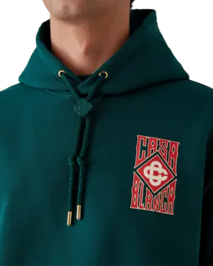 Casablanca Gothic Logo Hooded Sweatshirt