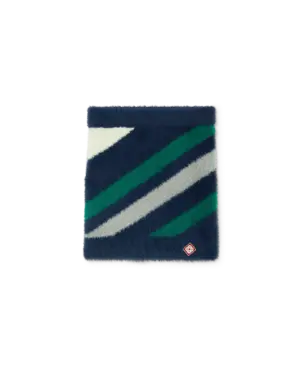 Casablanca Stripe Fluffy Mini Skirt