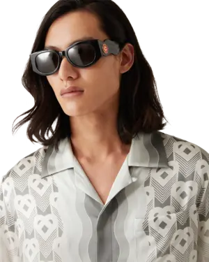 Casablanca The Memphis Rectangle Sunglasses - Multicolor