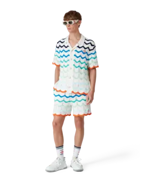 Casablanca The Memphis Rectangle Sunglasses - Multicolor