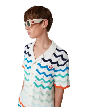 Casablanca The Memphis Rectangle Sunglasses - Multicolor