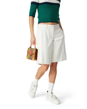 Casablanca Wool Relaxed Tailored Shorts