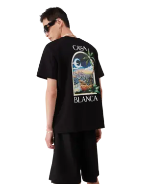 Casablanca La Nights Short Sleeve T-shirt - Multicolor