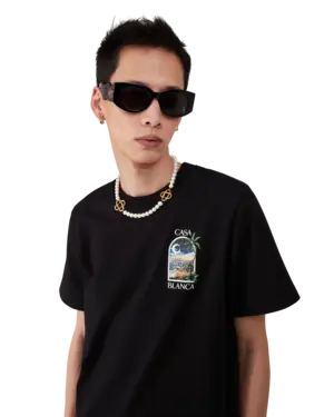 Casablanca La Nights Short Sleeve T-shirt - Multicolor