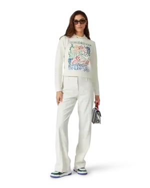 Casablanca Wool Tailored Trousers - Multicolor