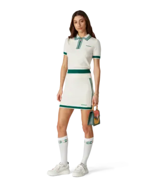 Casablanca Knit Mini Skirt - Multicolor