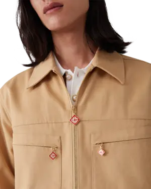 Casablanca Cotton Zip Jacket