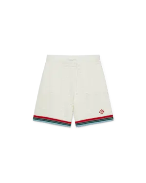 Casablanca Gothic Crochet Shorts - Multicolor