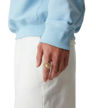 Casablanca Sports Medallion Ring