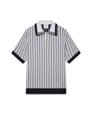 Casablanca Monogram Polo Shirt - Multicolor