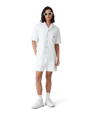 Casablanca Tennis Stripe Towelling Shorts - Multicolor