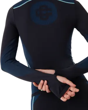 Casablanca Seamless Hooded Long-sleeve Top